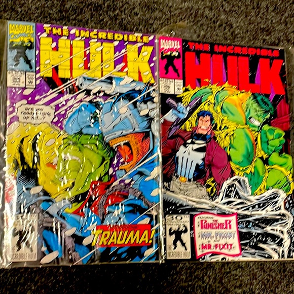 Marvel | Toys | Marvel The Incredible Hulk Set Of 2 Comic Books Issue ...